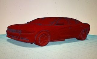 Dodge Charger Key Fob Cover 3D model 3D printable | CGTrader