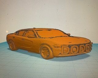 Dodge Charger Key Fob Cover 3D model 3D printable | CGTrader