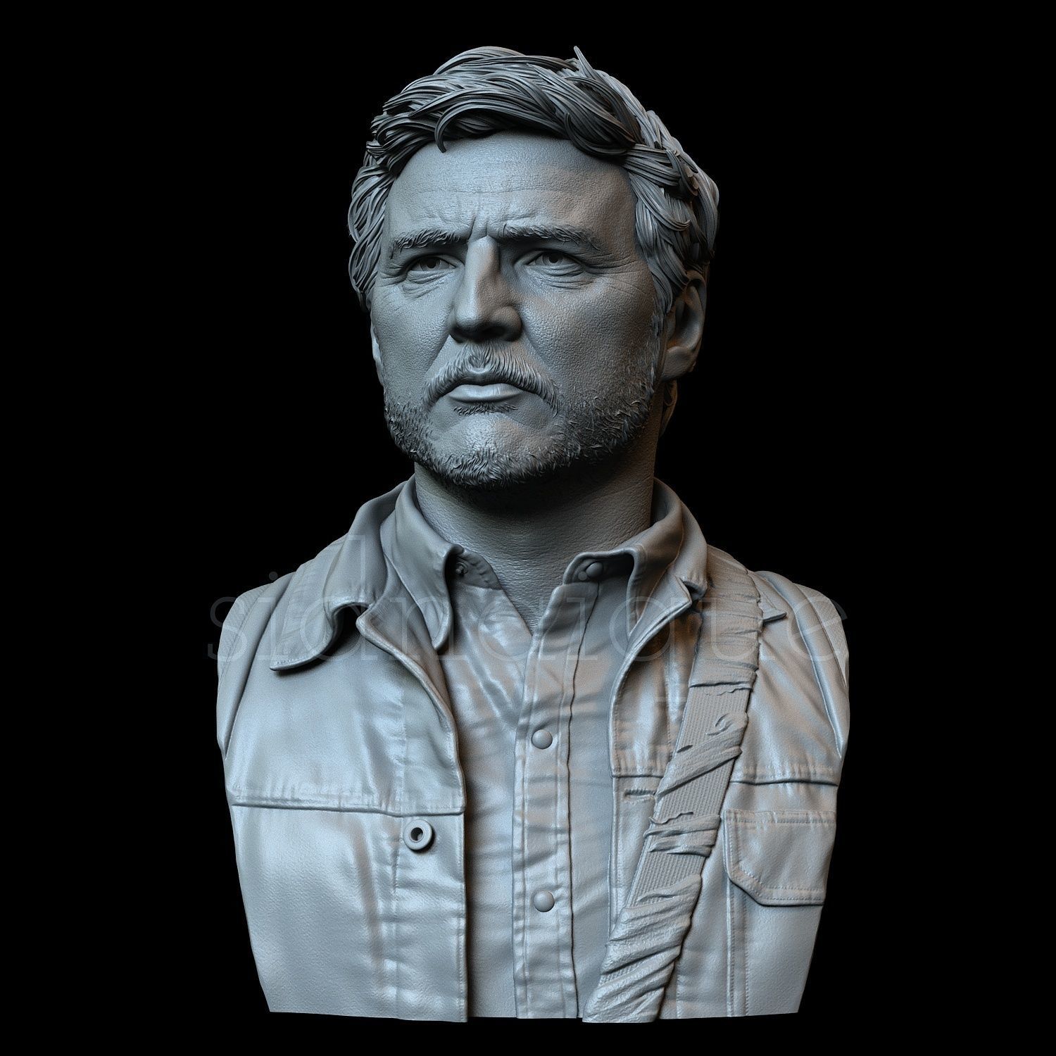 Pedro Pascal as Joel Miller 3D model 3D printable | CGTrader