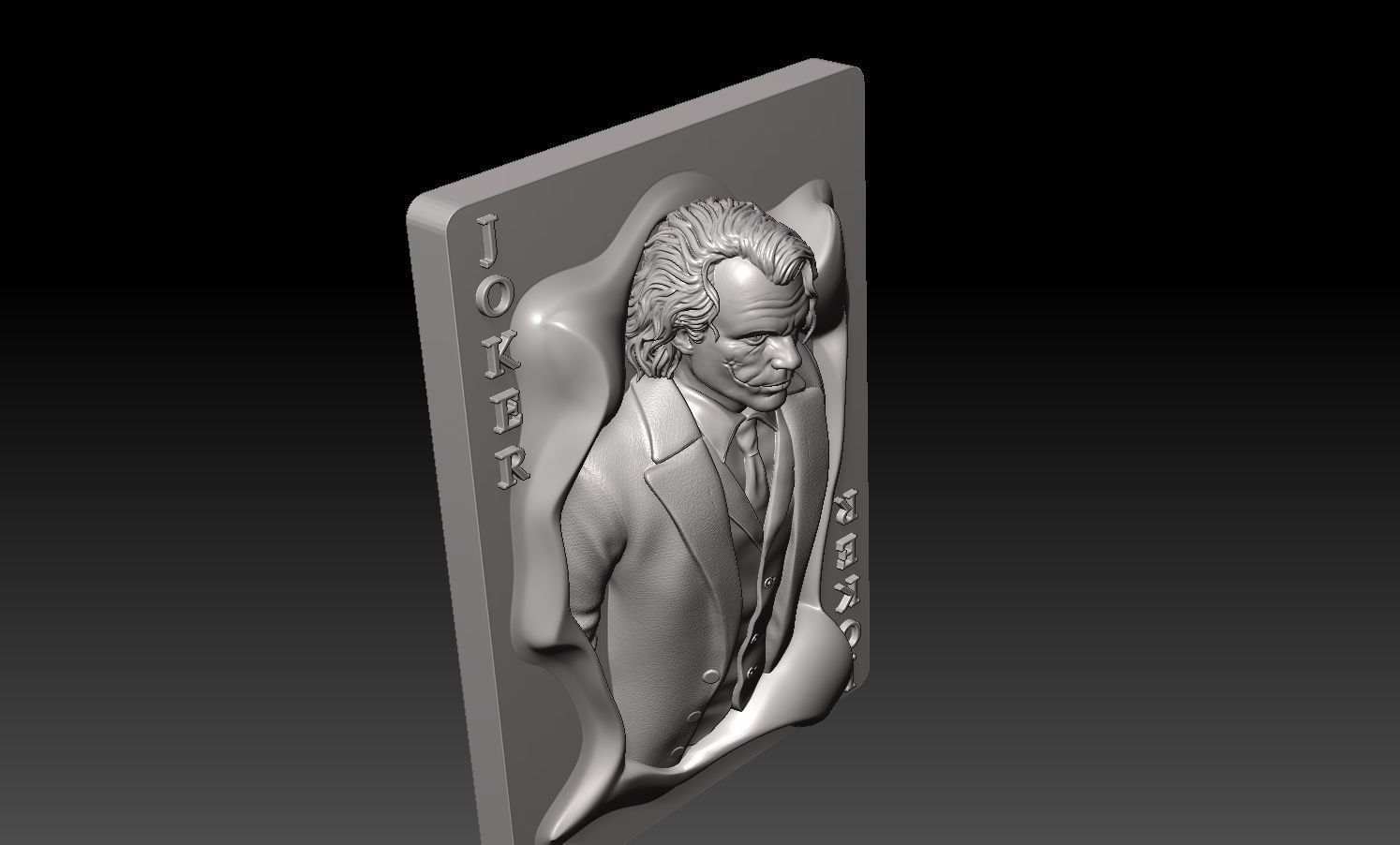 Joker-Heath Ledger 3D model 3D printable | CGTrader