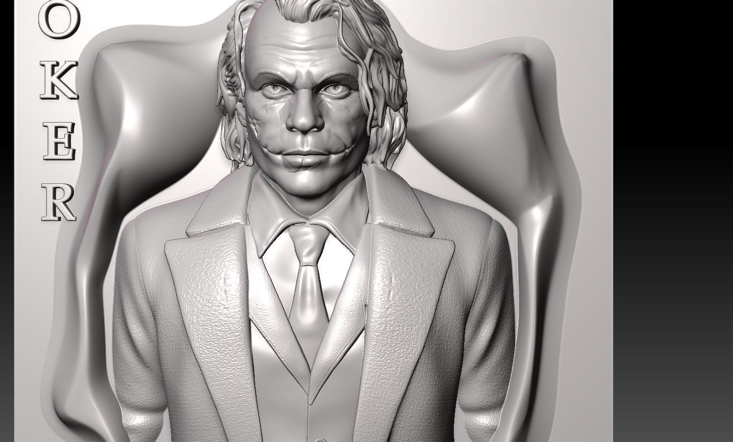 Joker-Heath Ledger 3D model 3D printable | CGTrader