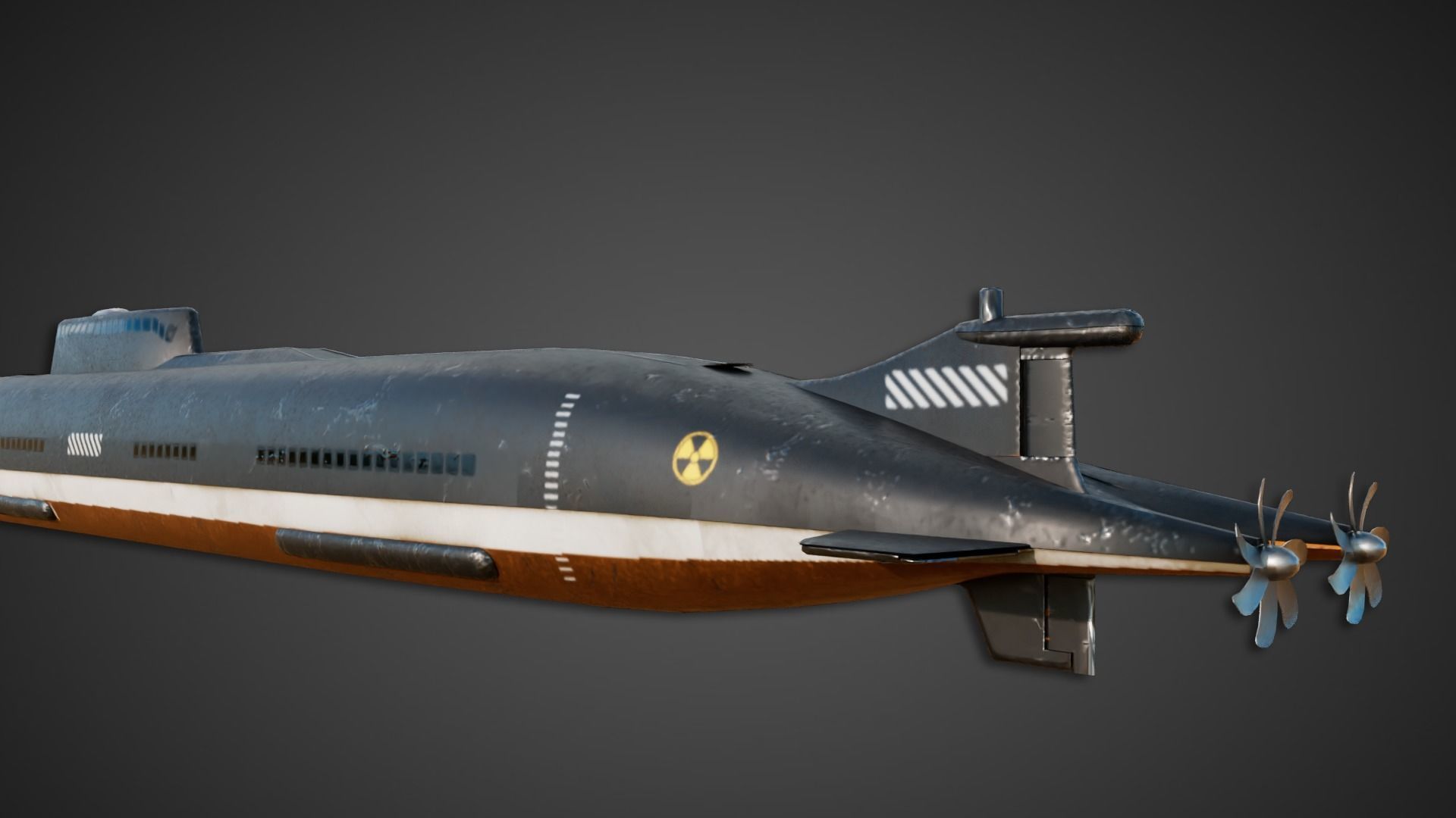 3D model Submarine 3D Model VR / AR / low-poly | CGTrader