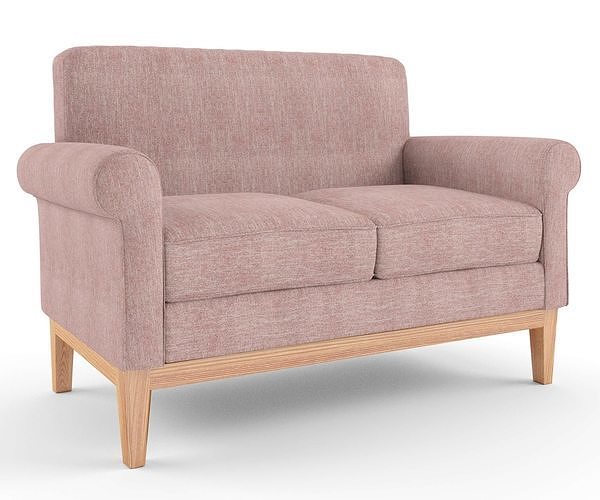 Apollo 2 Seater Sofa Lounge 3D model | CGTrader