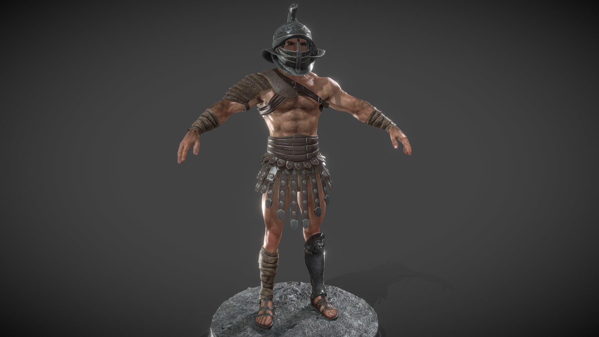 3D model Gladiator Murmillo 2023 VR / AR / low-poly | CGTrader