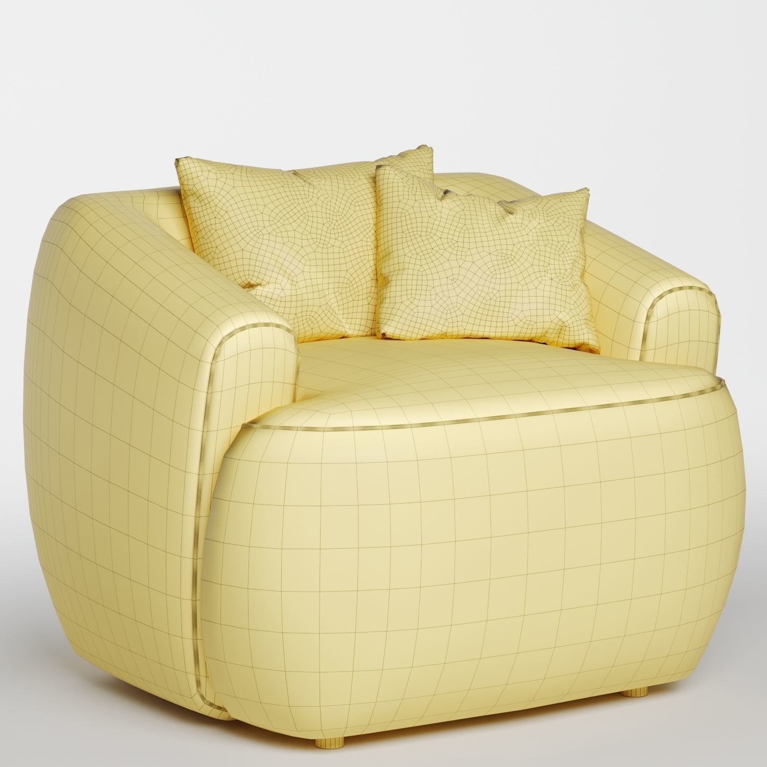 hoekbank Sofia armchair 3D model | CGTrader
