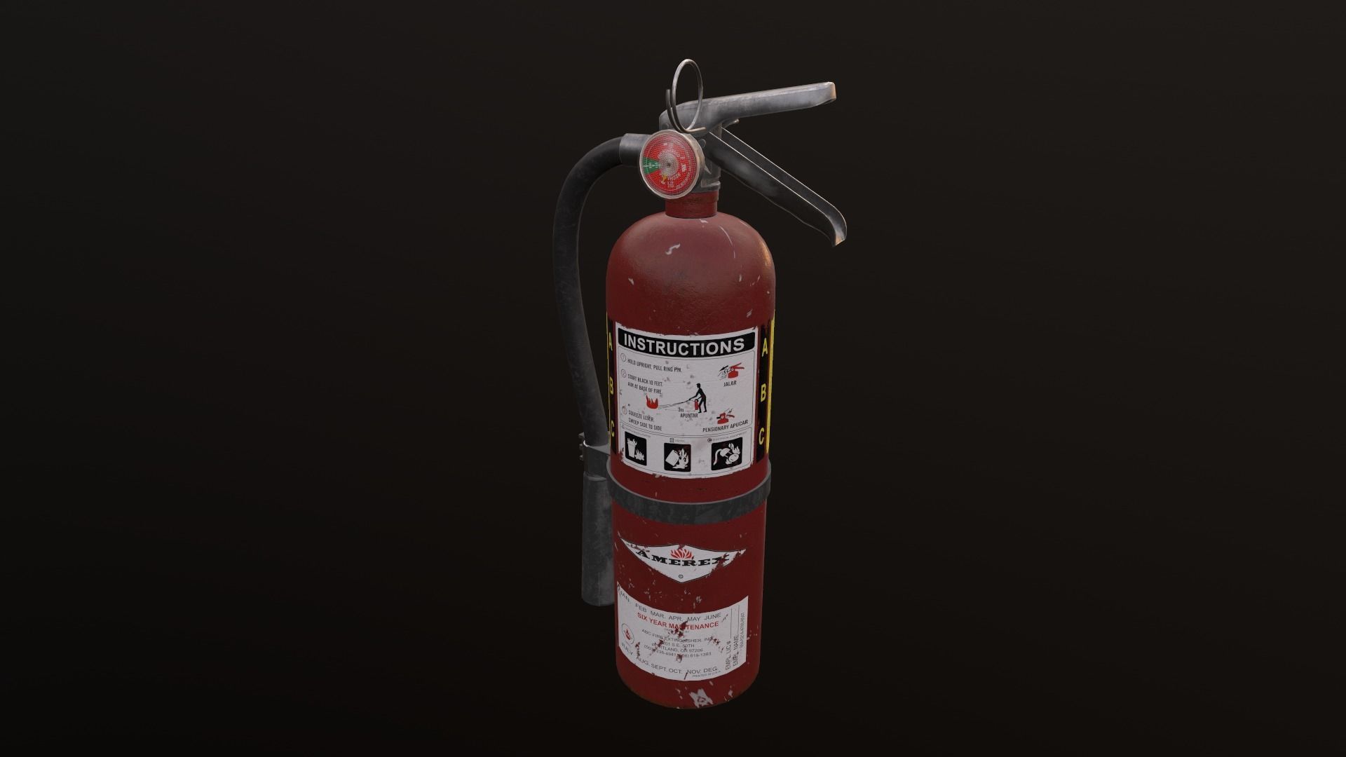 Fire Extinguisher free VR / AR / low-poly 3D model | CGTrader