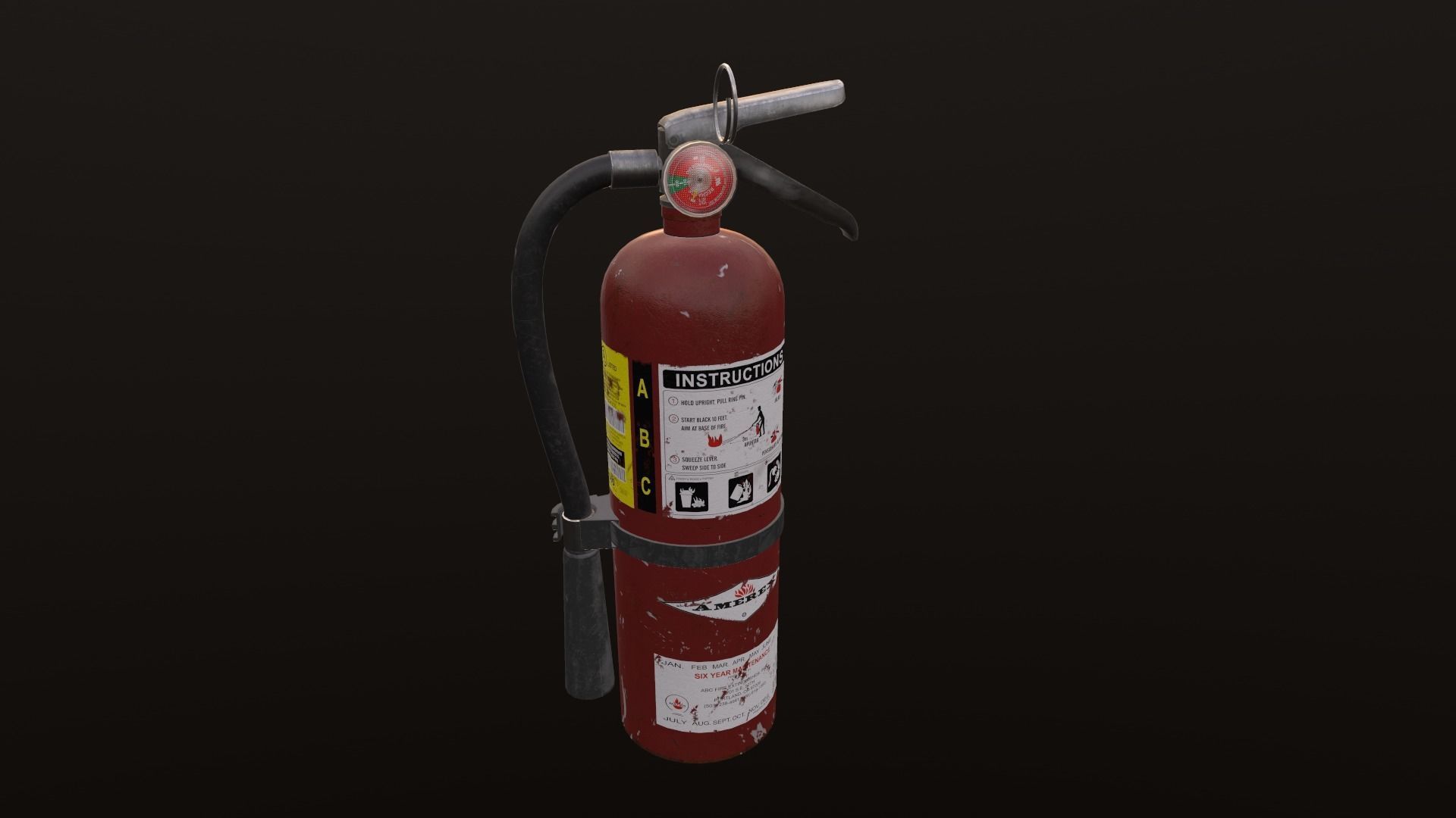 Fire Extinguisher free VR / AR / low-poly 3D model | CGTrader