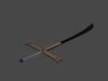 One Piece Mihawk sword Kokuto Yoru free VR / AR / low-poly 3D model ...