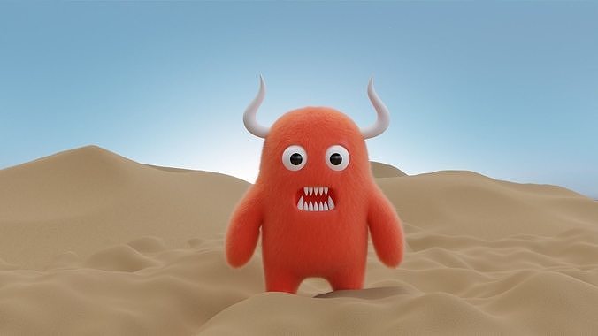 Monster character free VR / AR / low-poly 3D model | CGTrader