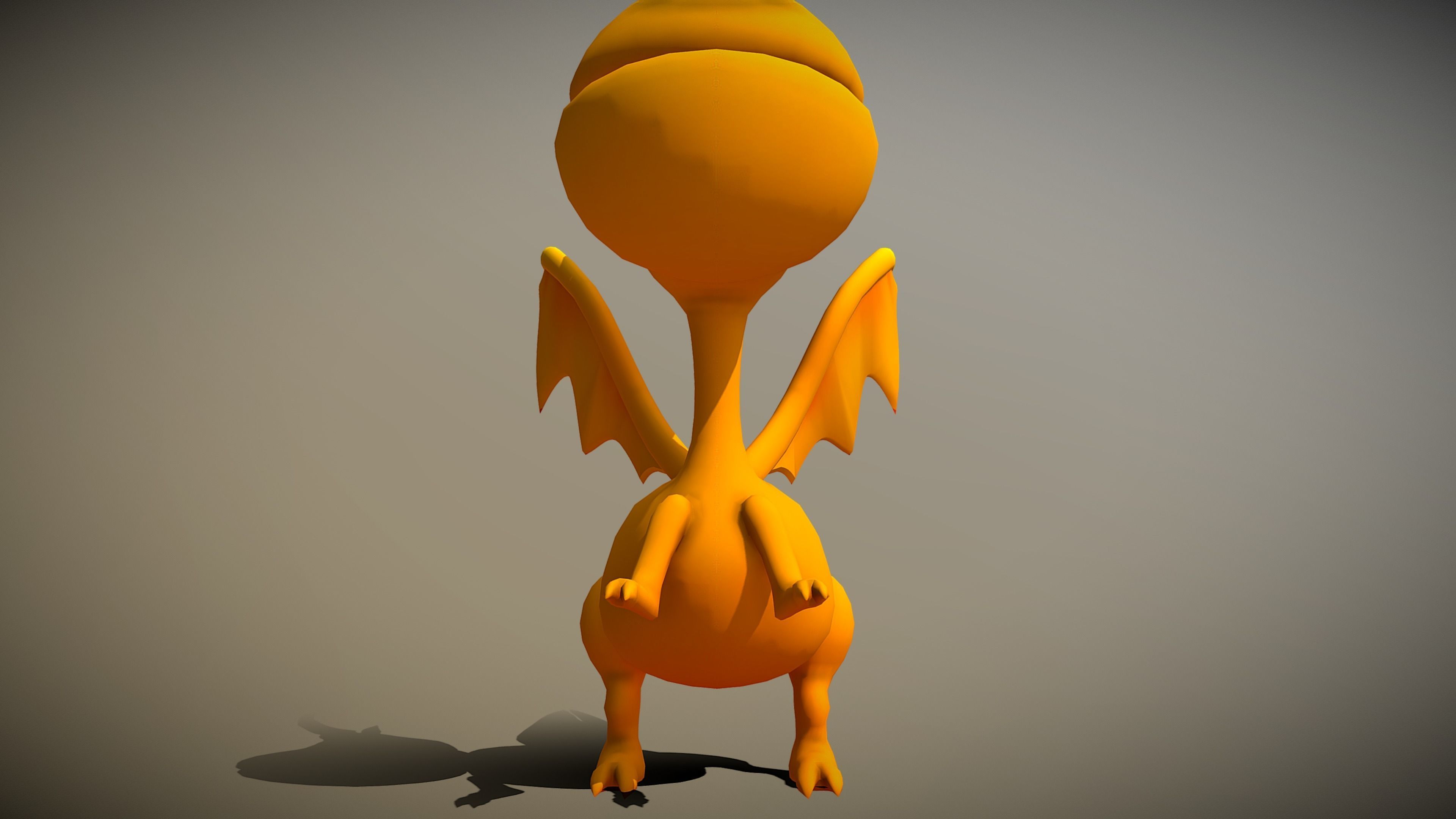 3D model Cartoon Dragon VR / AR / low-poly | CGTrader
