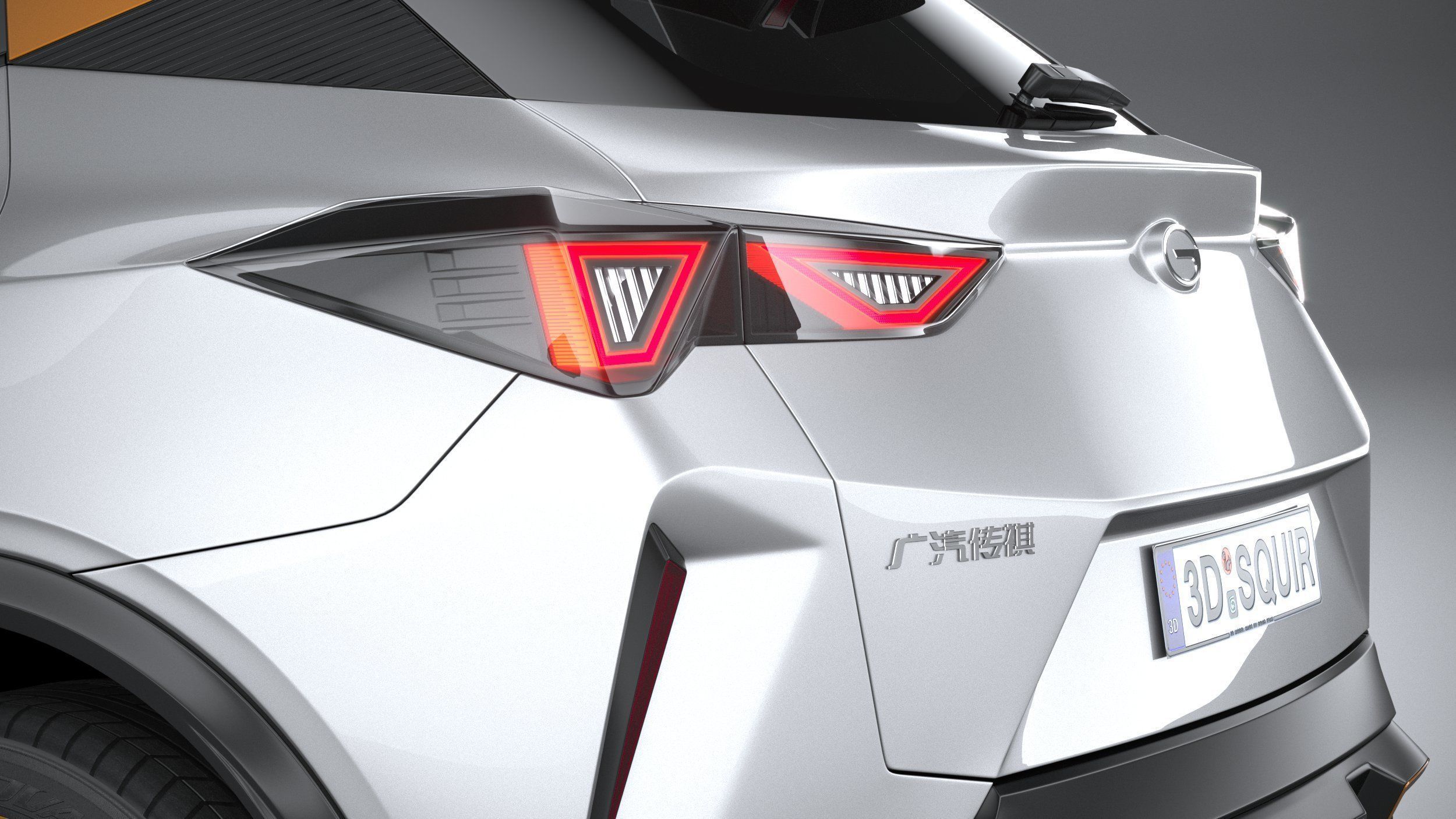 GAC GS3 2023 R Style 3D model | CGTrader