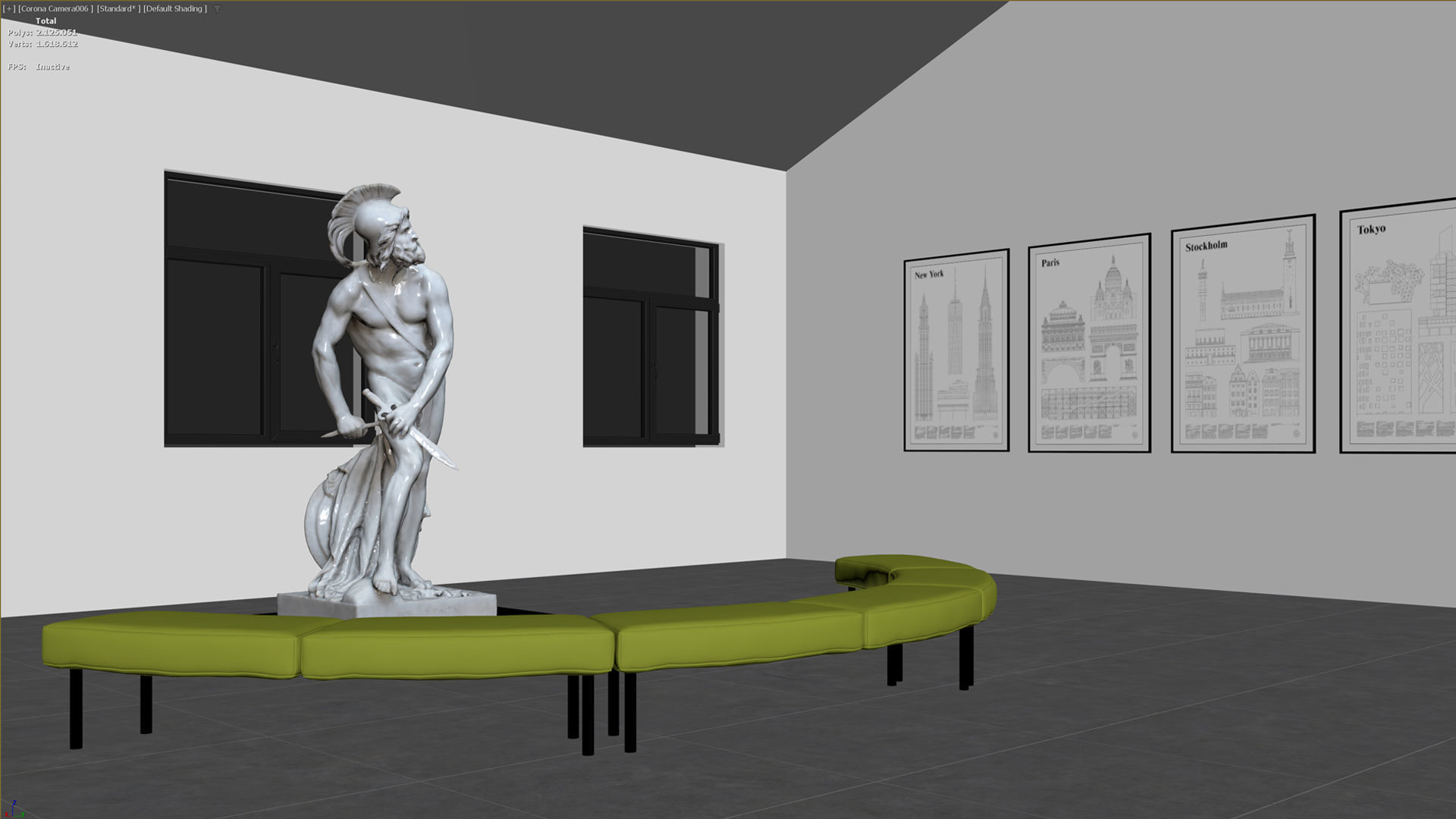 ProVis3D 023 - Art Studio 3D model | CGTrader