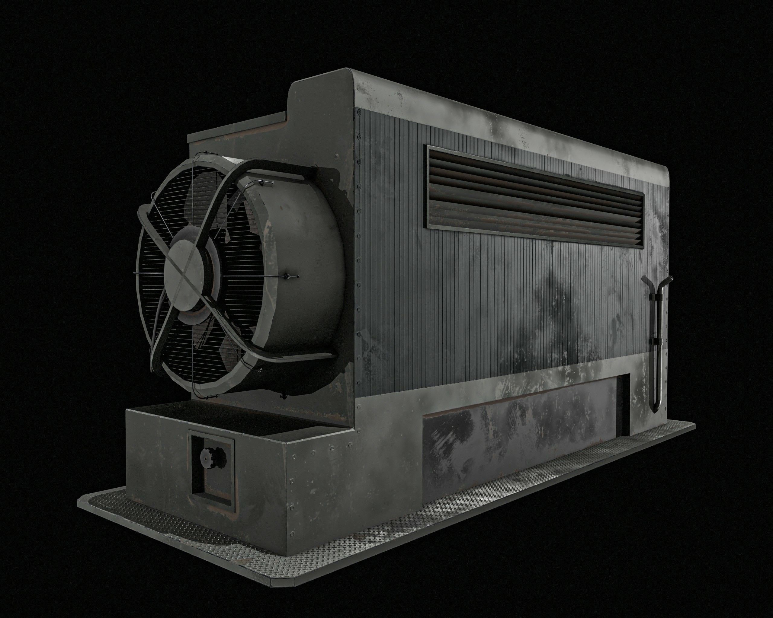 3D model Large Generator 2 Types VR / AR / low-poly | CGTrader