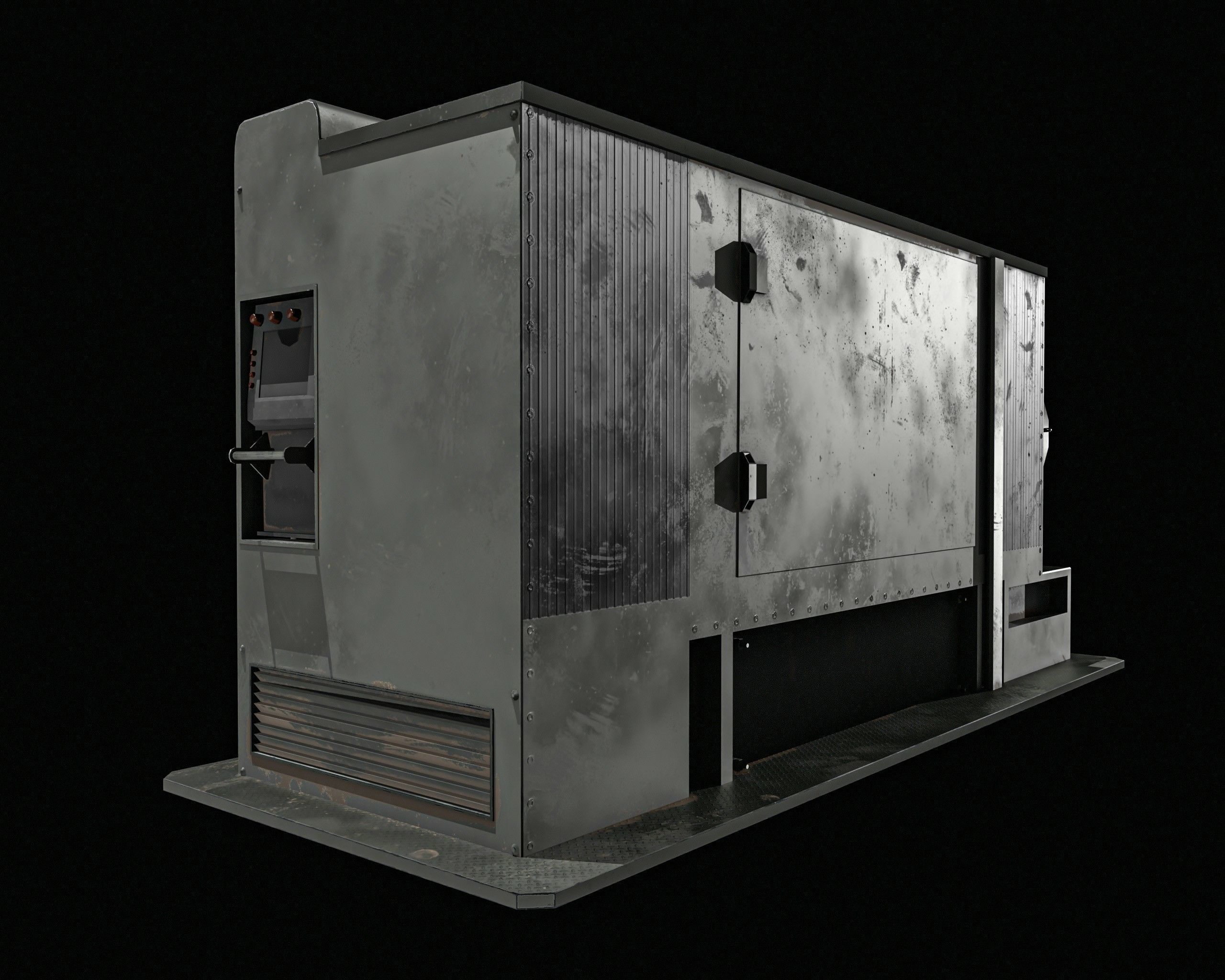 3D model Large Generator 2 Types VR / AR / low-poly | CGTrader