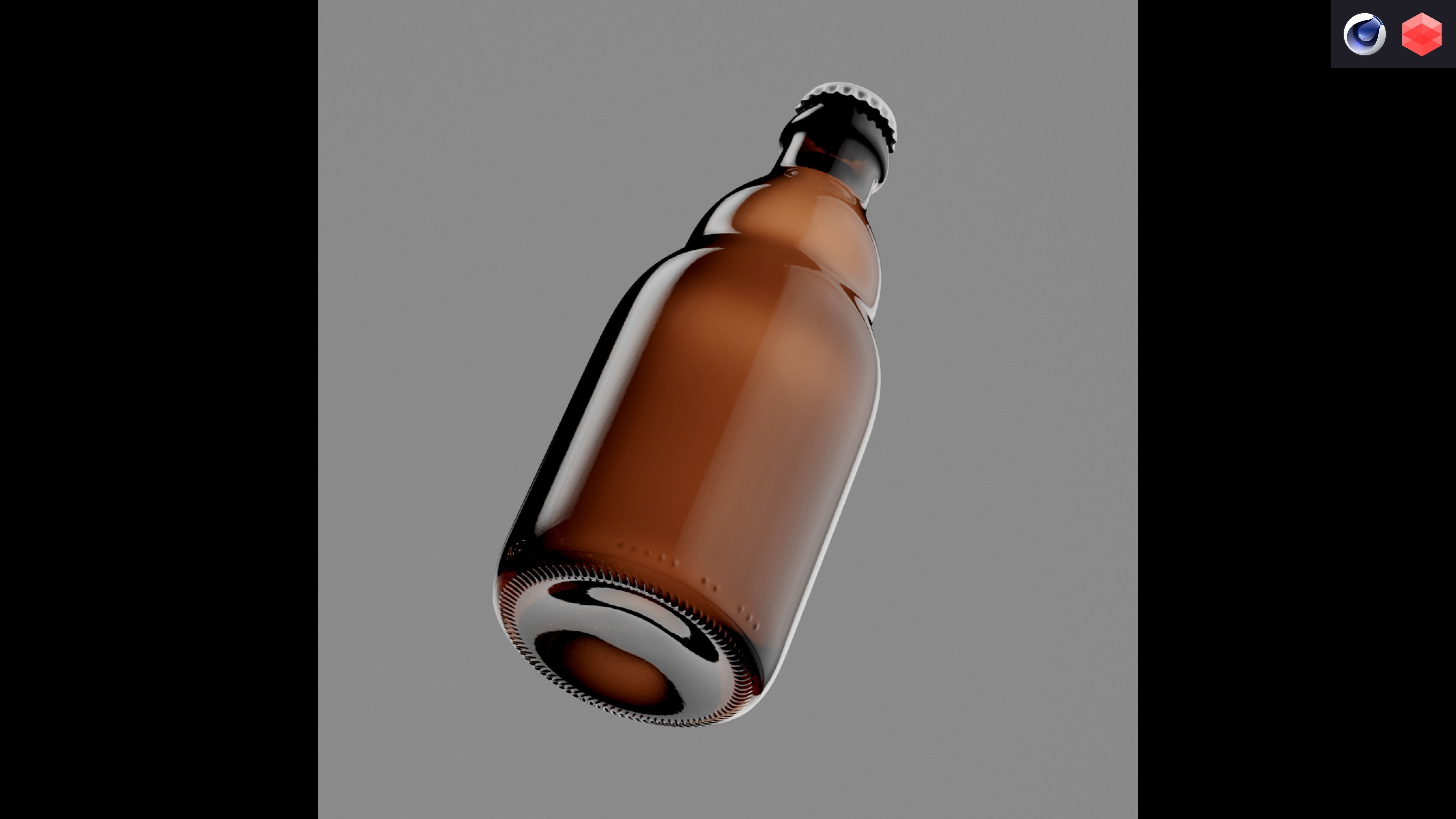 3D model Stubby Beer Bottle 3D Model VR / AR / low-poly | CGTrader