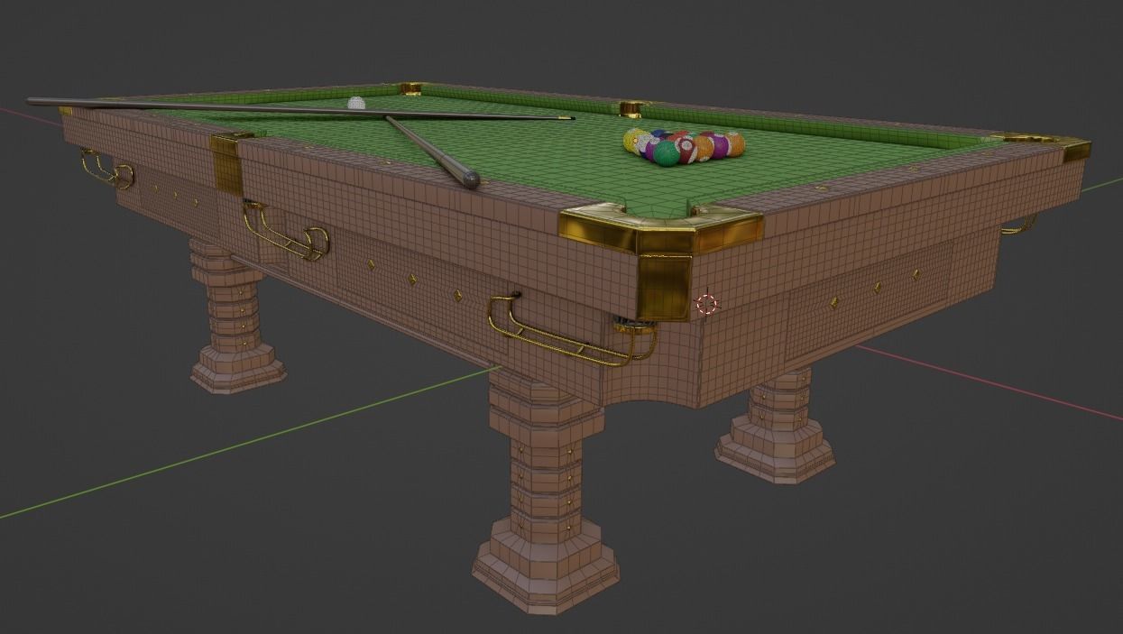 Billiard Table free 3D model | CGTrader