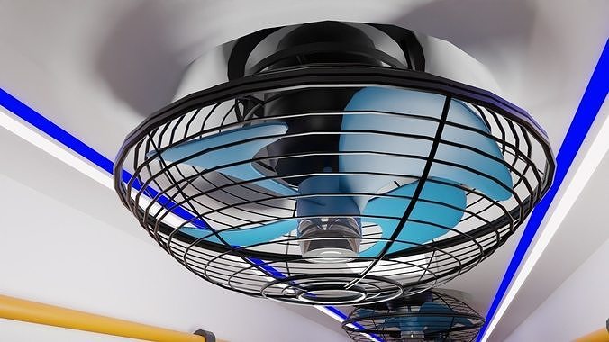Bus Fan model free 3D model | CGTrader