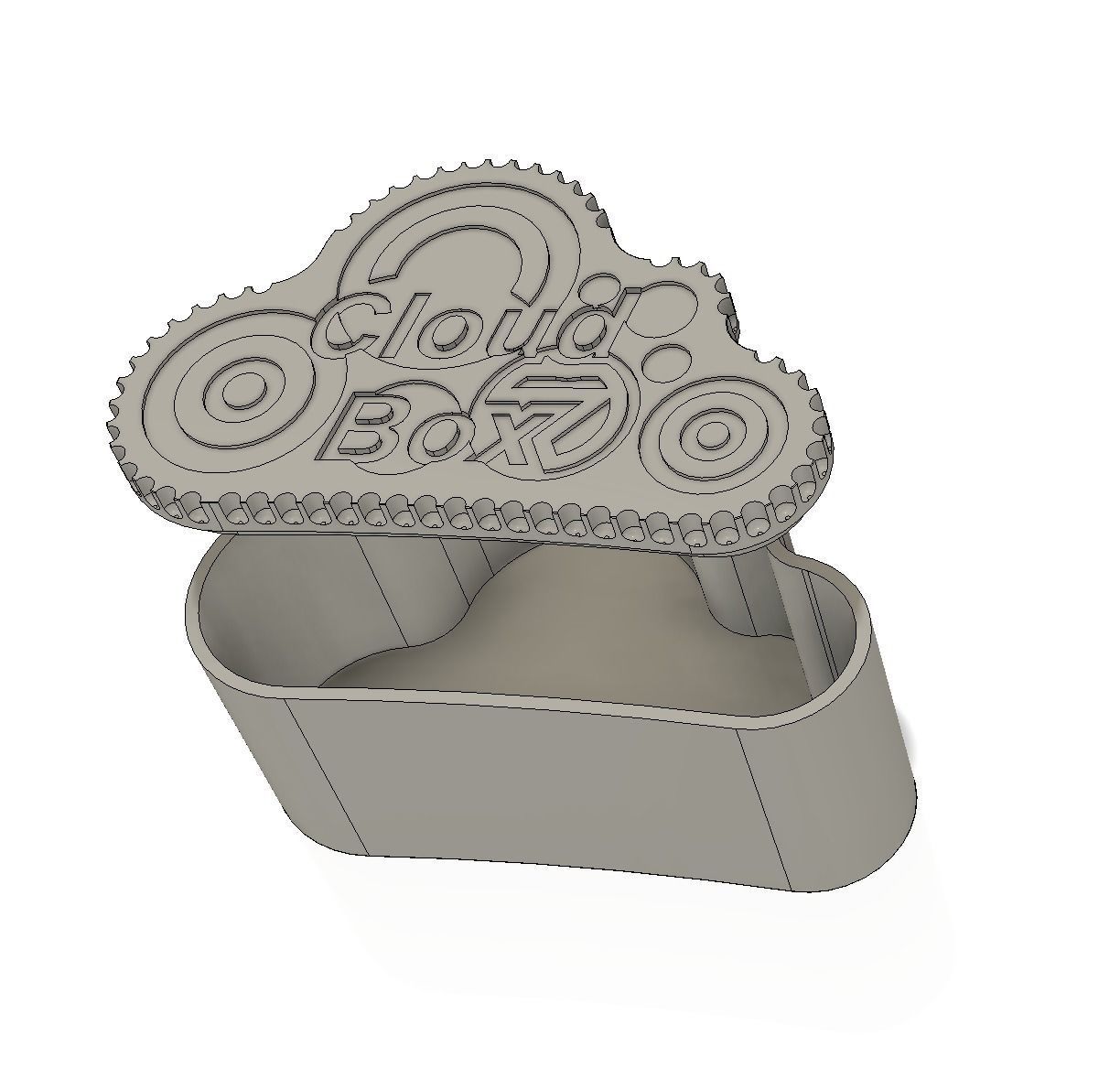 CLOUD BOX 3D model 3D printable | CGTrader