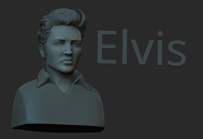 Elvis Presley 3D model 3D printable | CGTrader