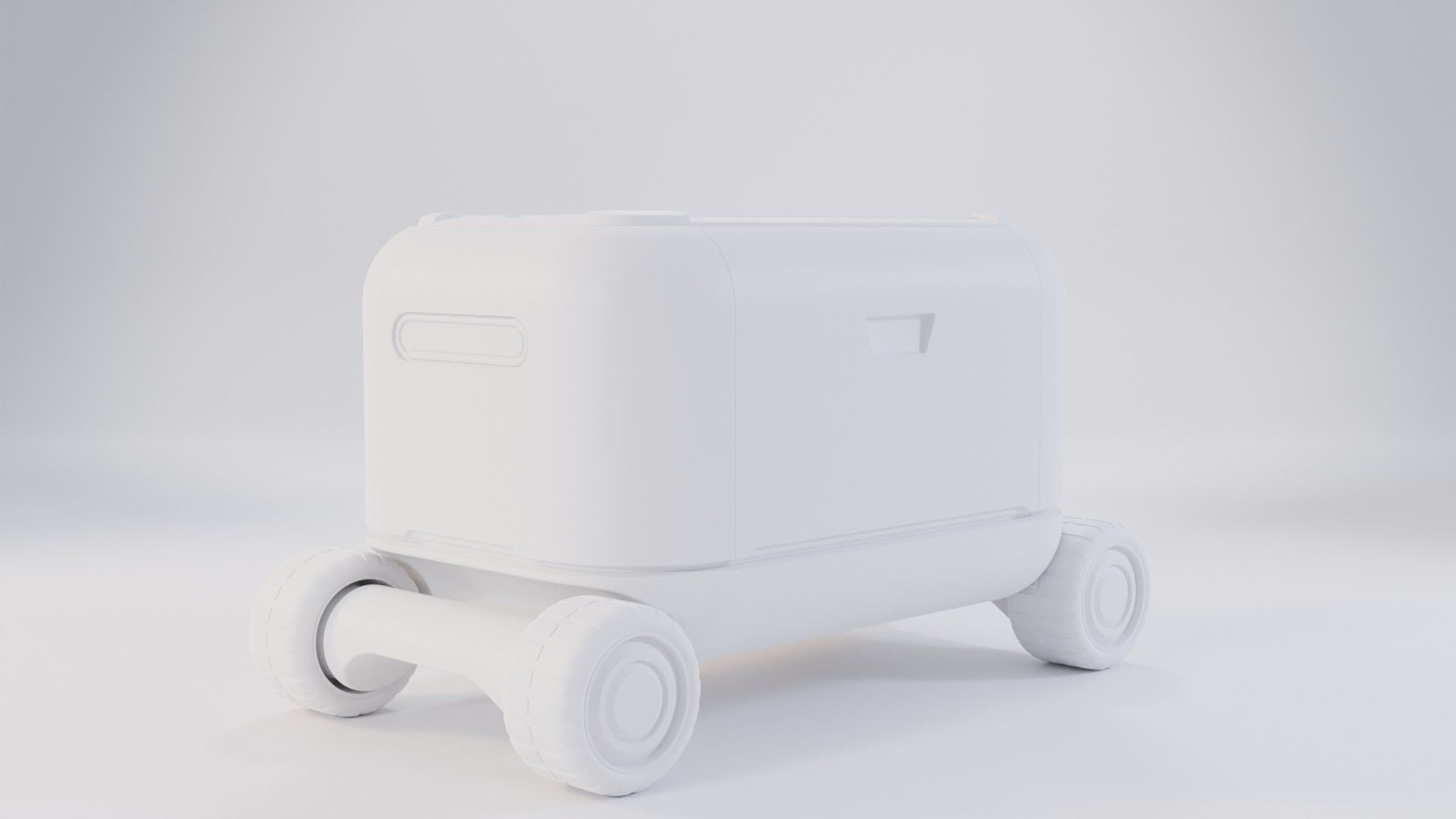 3D model Futuristic Delivery Bot VR / AR / low-poly | CGTrader