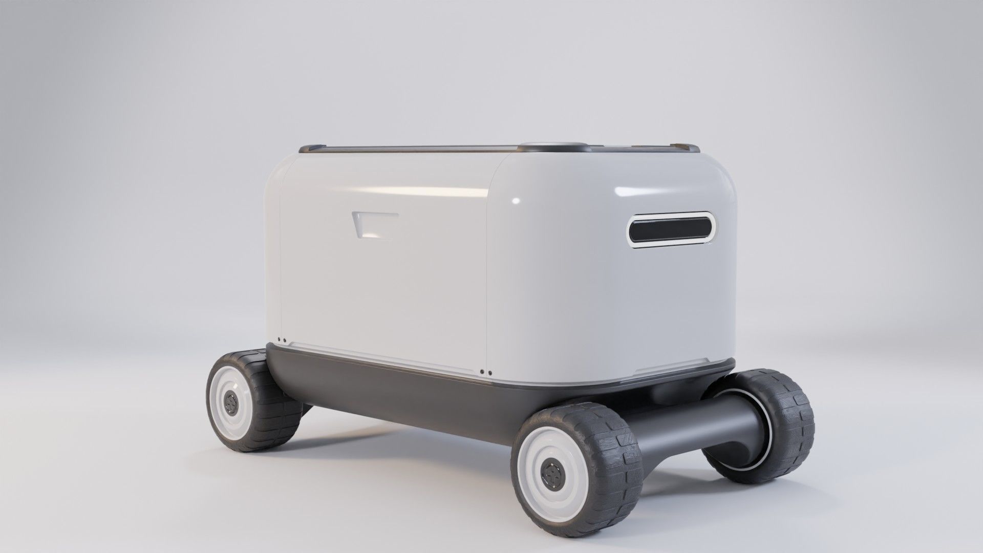 3D model Futuristic Delivery Bot VR / AR / low-poly | CGTrader