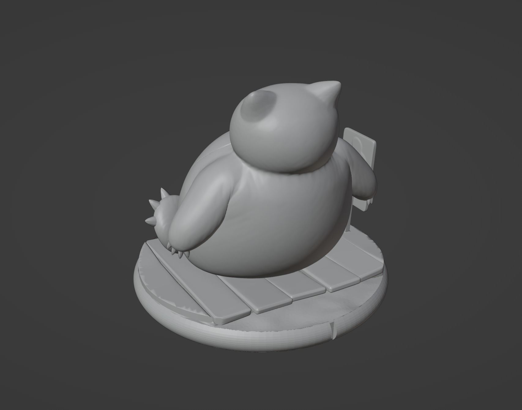 Snorlax pokemon 3D print model 3D model 3D printable | CGTrader