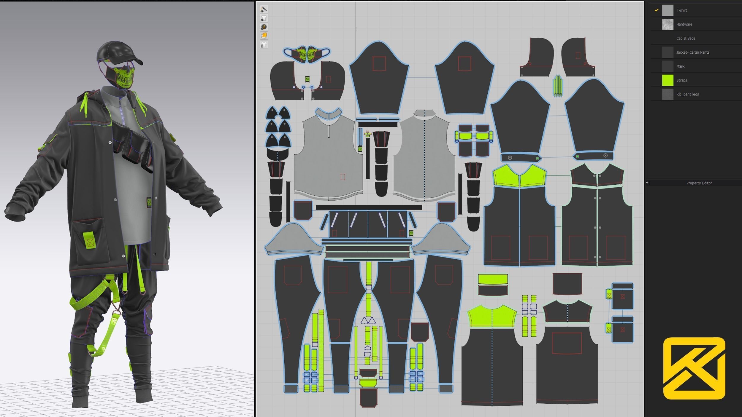 Men Street Wear Gang Style 3D model | CGTrader