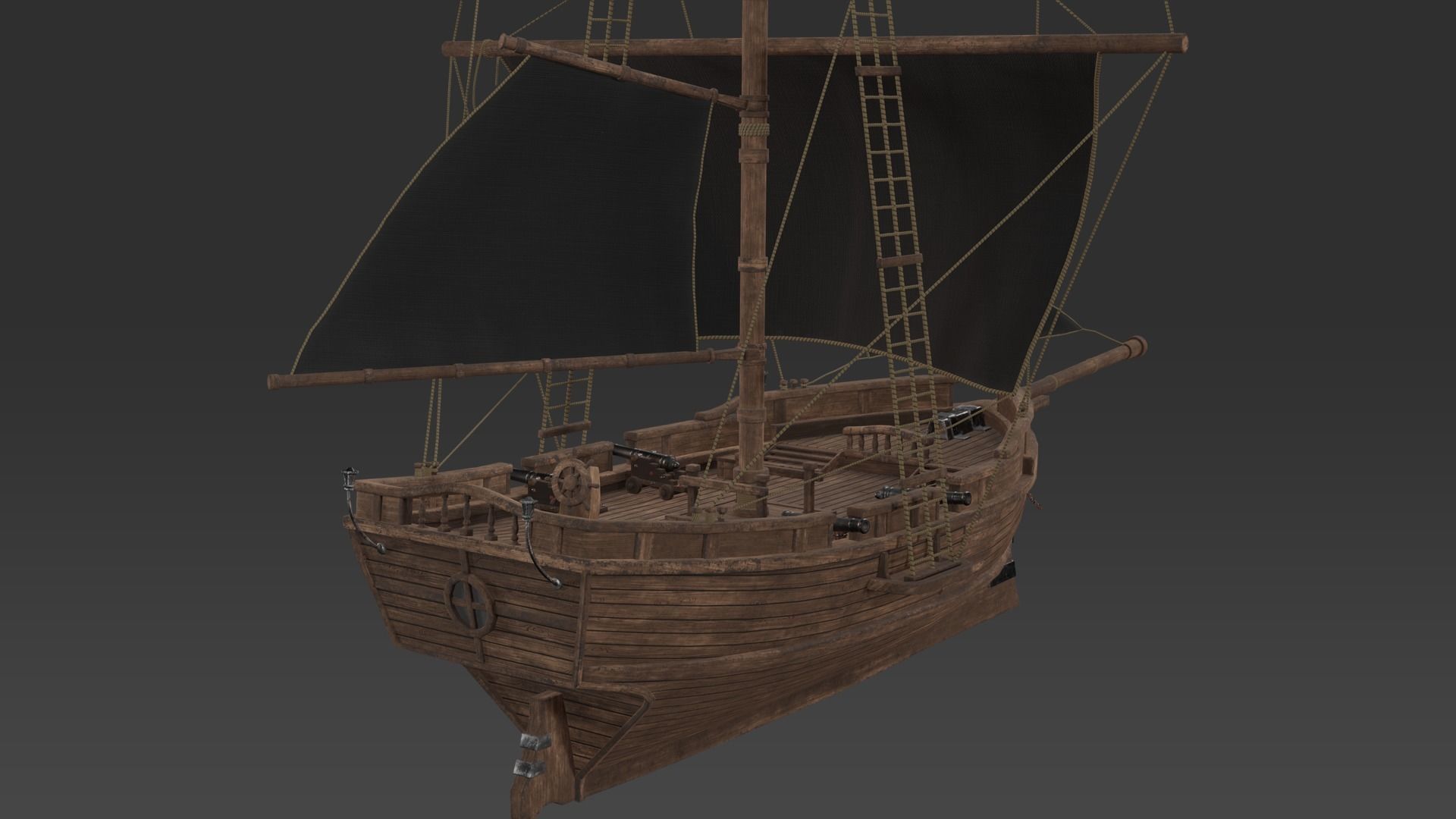 Pirate Ship 3D model | CGTrader