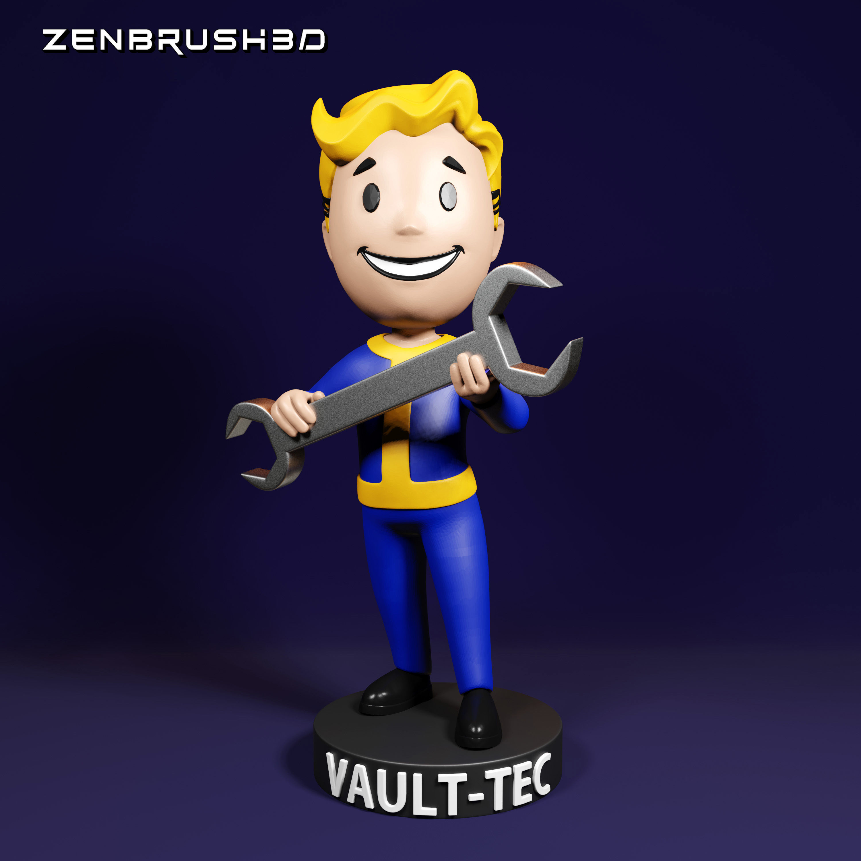 BOBBLEHEAD REPAIR - FALLOUT 4 3D model 3D printable | CGTrader