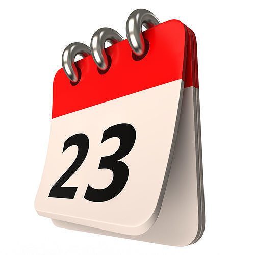 3D model Calendar Cartoon 01 VR / AR / low-poly | CGTrader