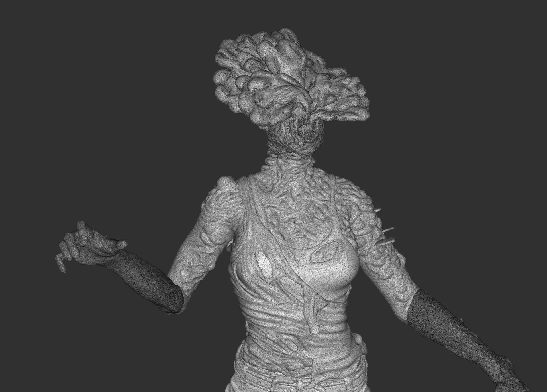Female Clicker Sculpture 3D model 3D printable | CGTrader