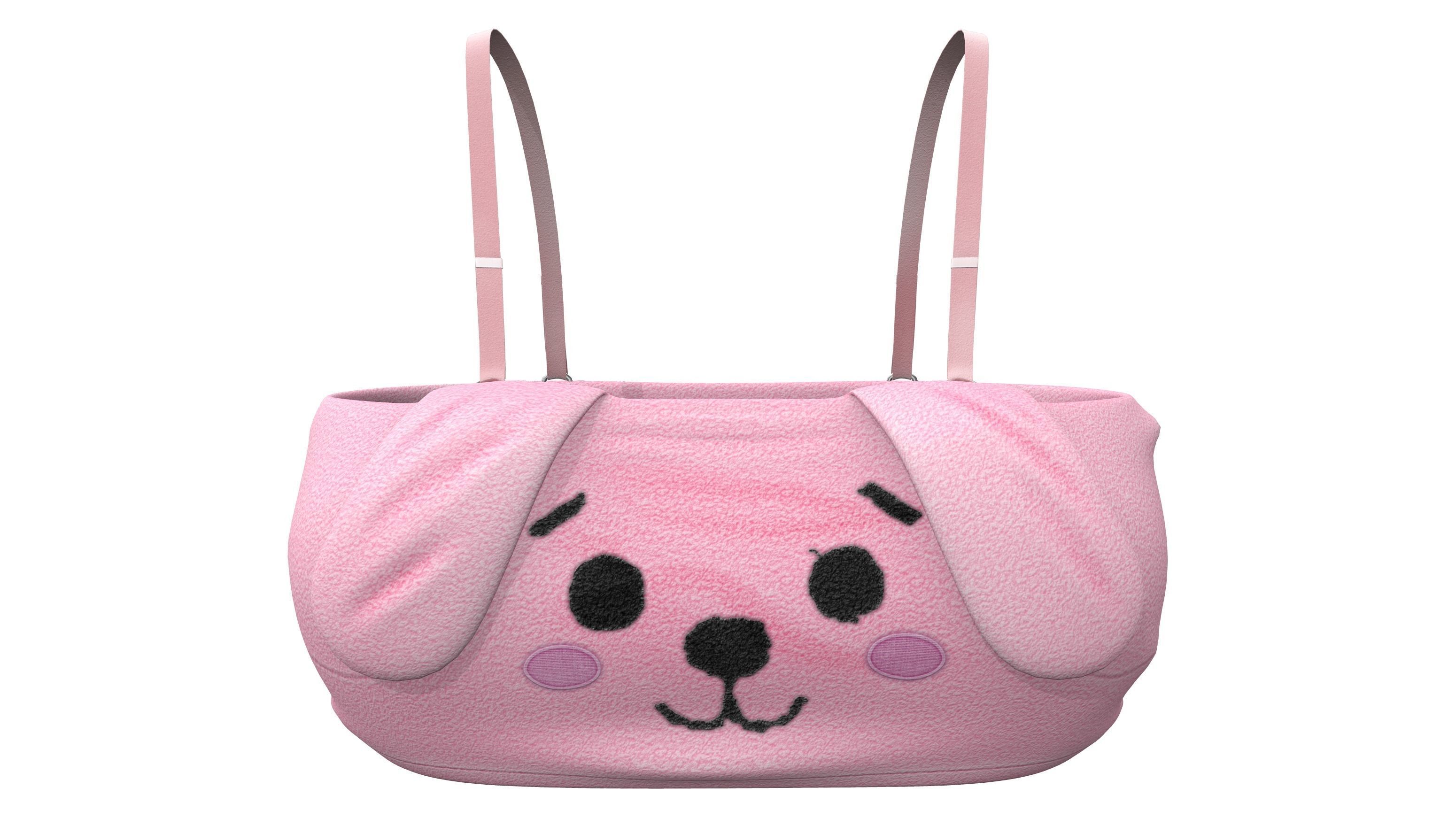 3D model Plush Bralet Top VR / AR / low-poly | CGTrader