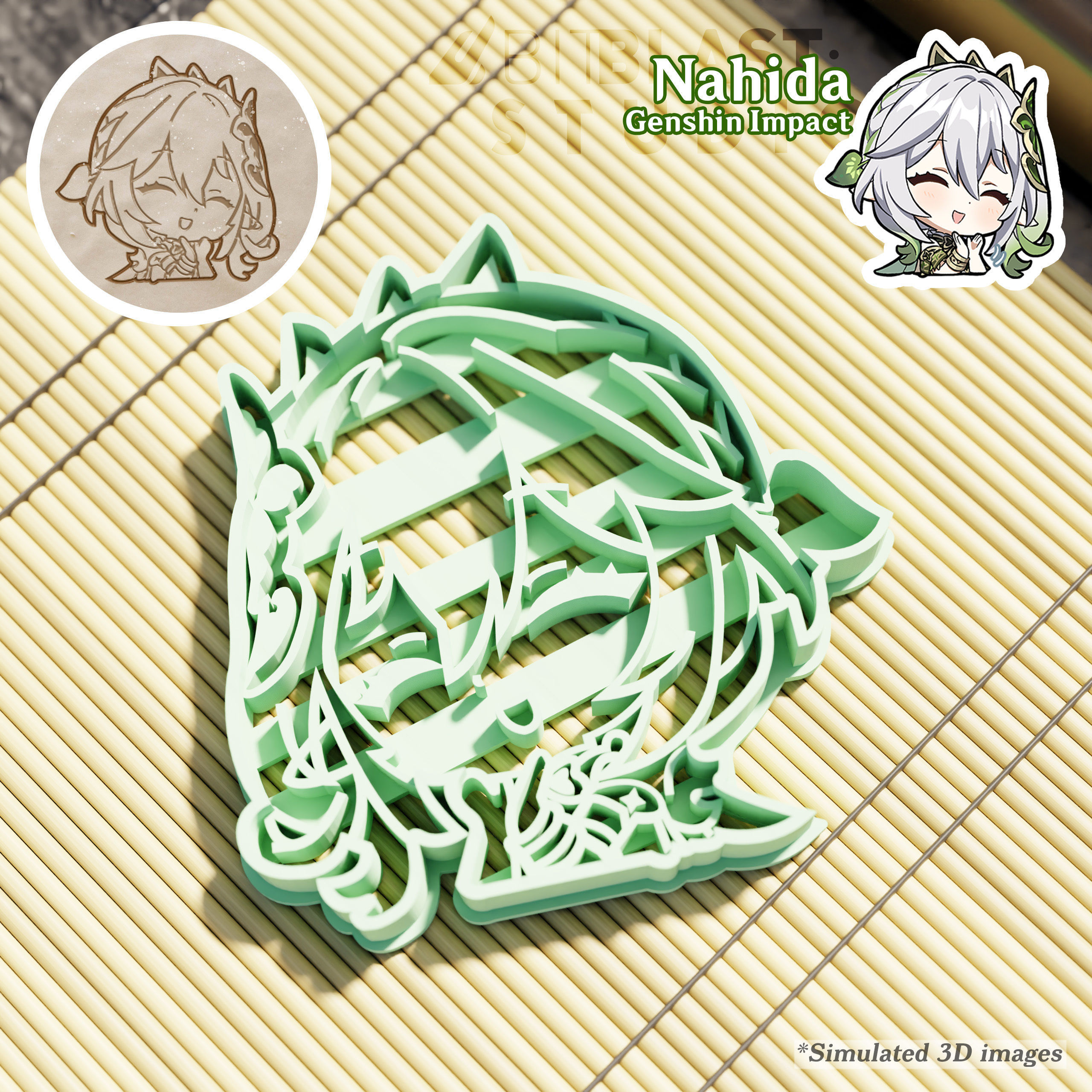 Genshin Impact Cookie Cutters Pack 2 3D model 3D printable | CGTrader