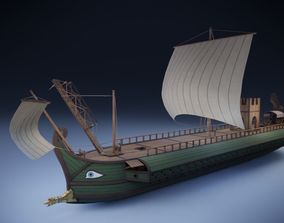 Free Trireme 3D Models | CGTrader