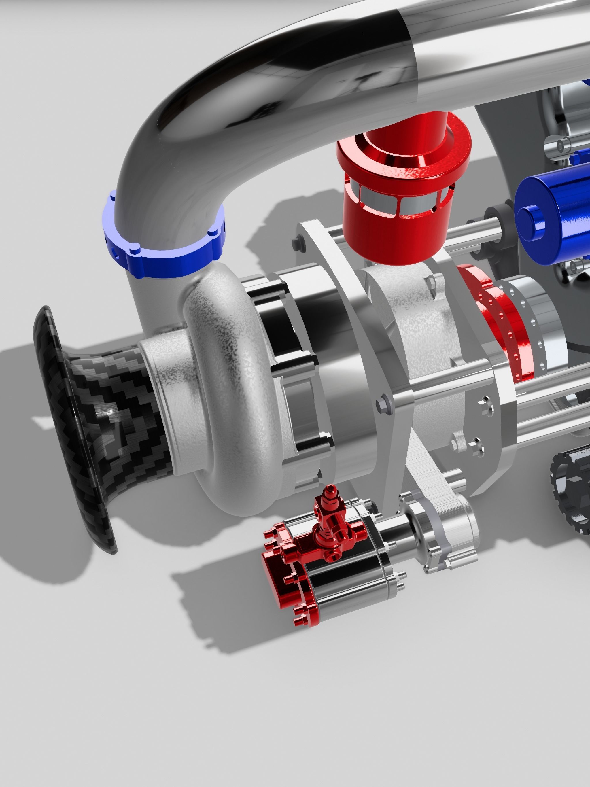 Procharged Coyote MMR Billet w dry sump 3D model 3D printable | CGTrader