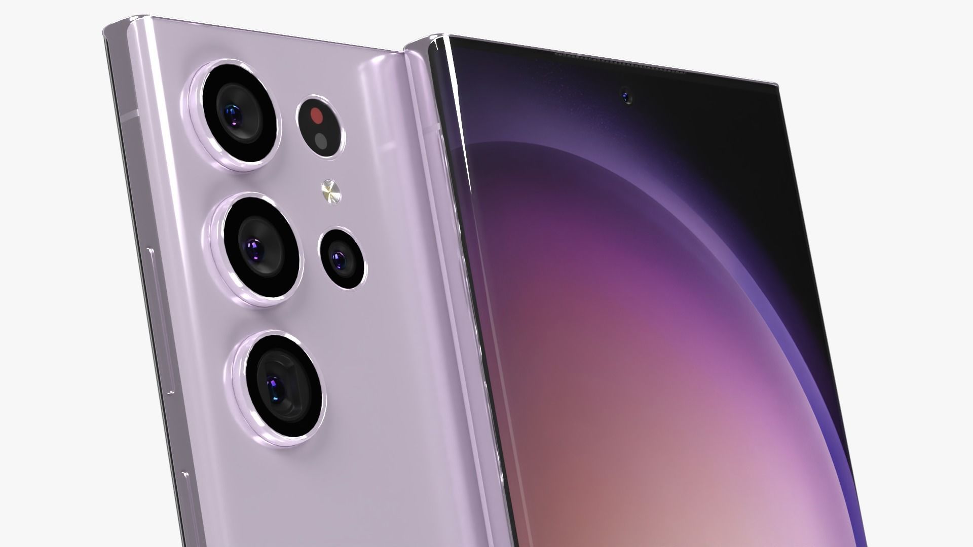 Samsung Galaxy S23 Ultra Lavender 3D model | CGTrader