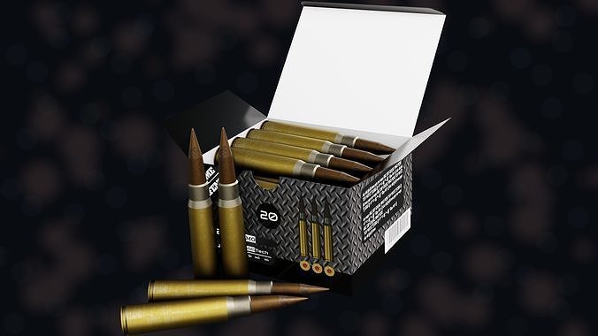 3D model NZ 7-92M Ammo VR / AR / low-poly | CGTrader