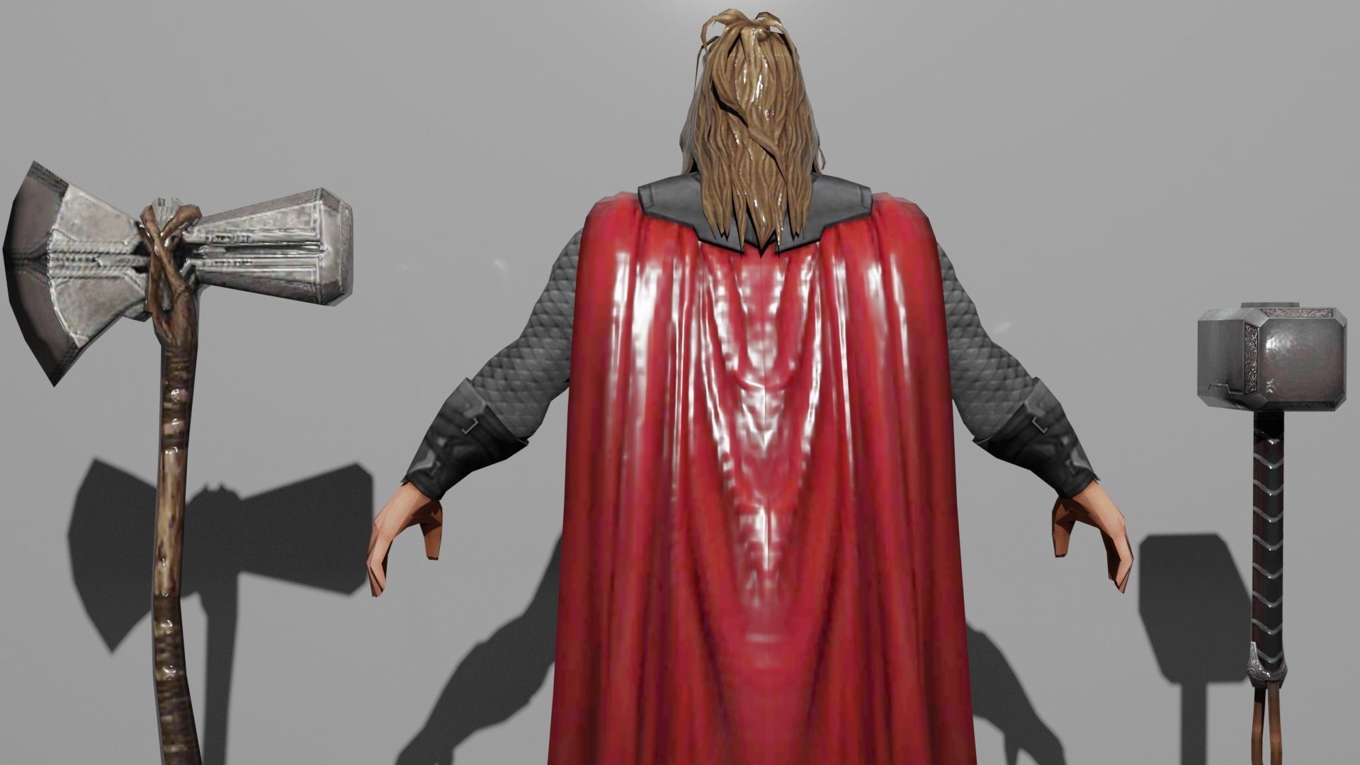 Thor End Game 3D model rigged | CGTrader