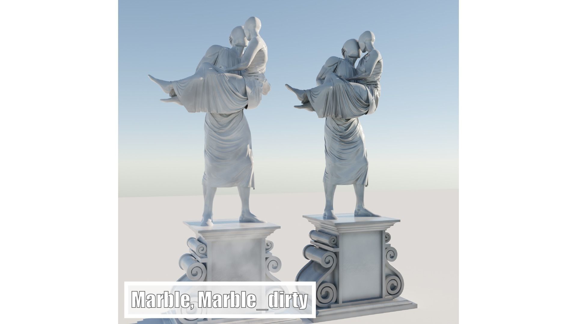 Greek Asset Pack and Statues 3D model | CGTrader
