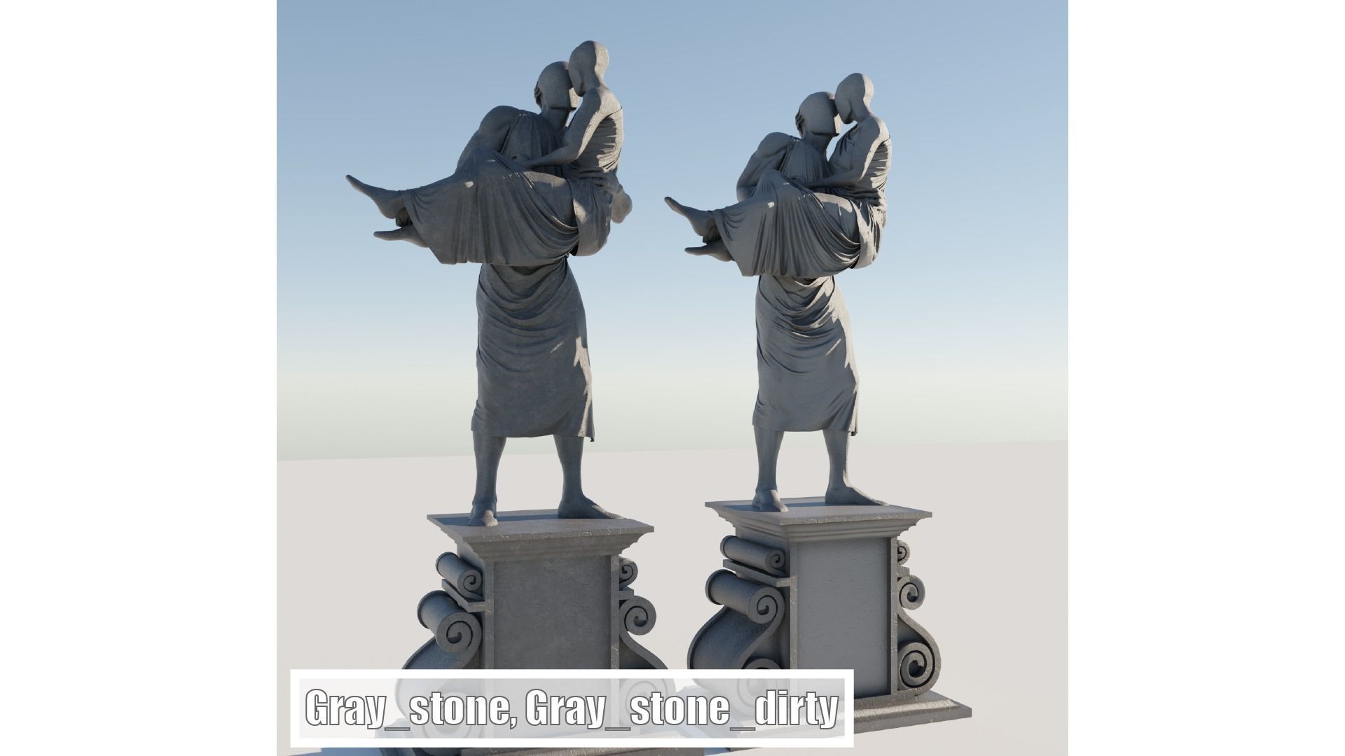 Greek Asset Pack and Statues 3D model | CGTrader