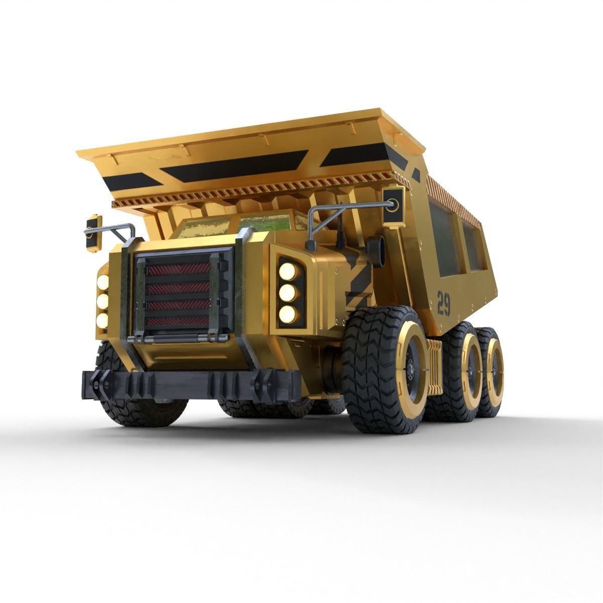 3D model Concept Haul Truck VR / AR / low-poly | CGTrader
