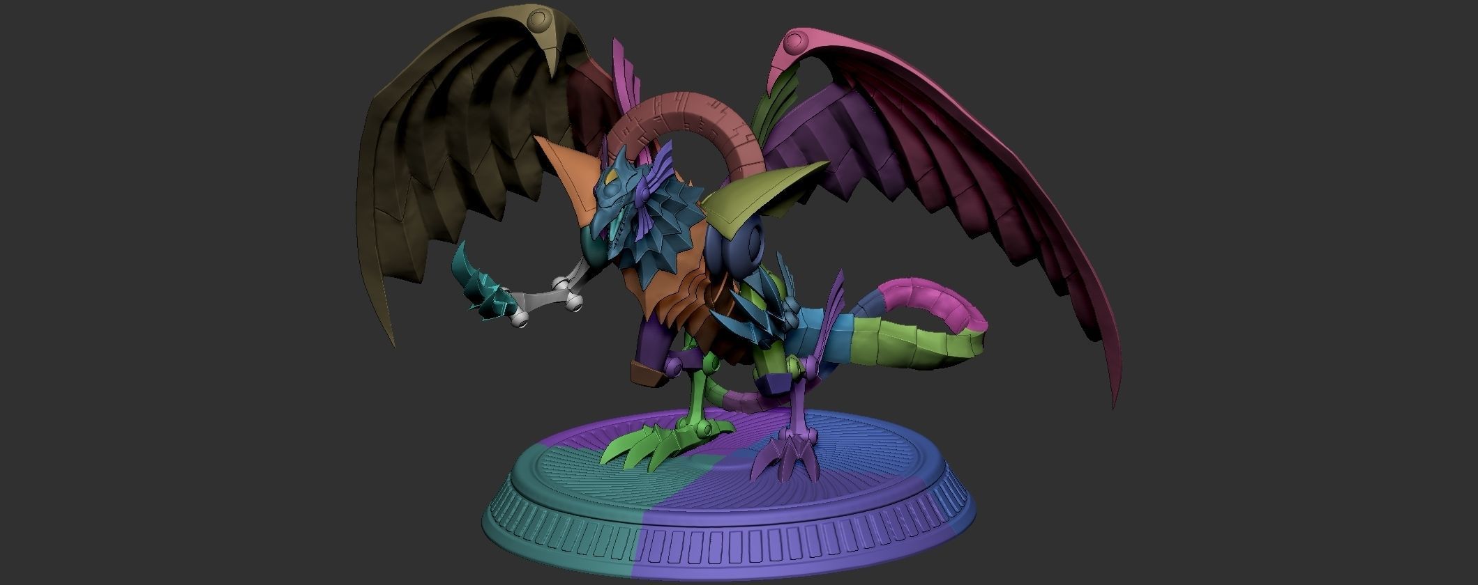 Winged Dragon of Ra 3D model 3D printable | CGTrader