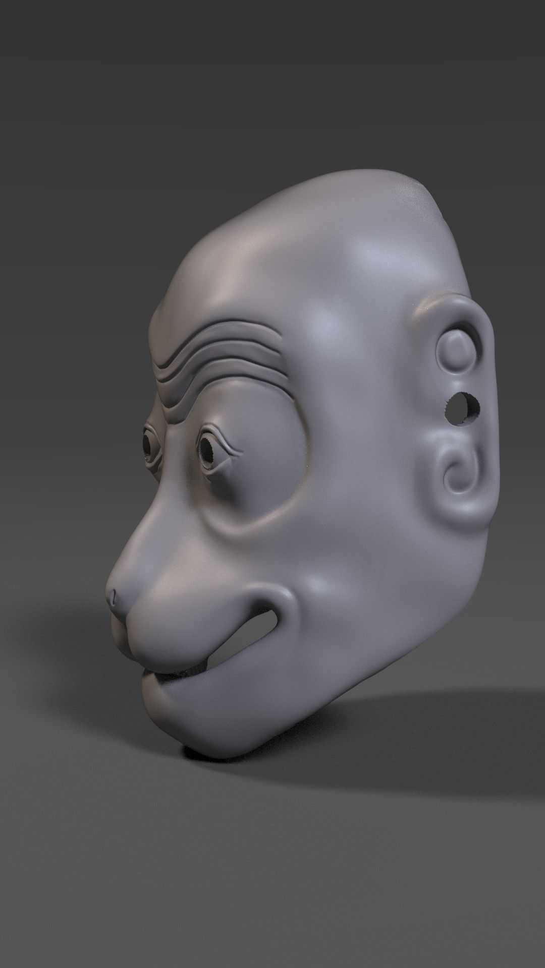 Soru mokey japanese mask 3D model 3D printable | CGTrader