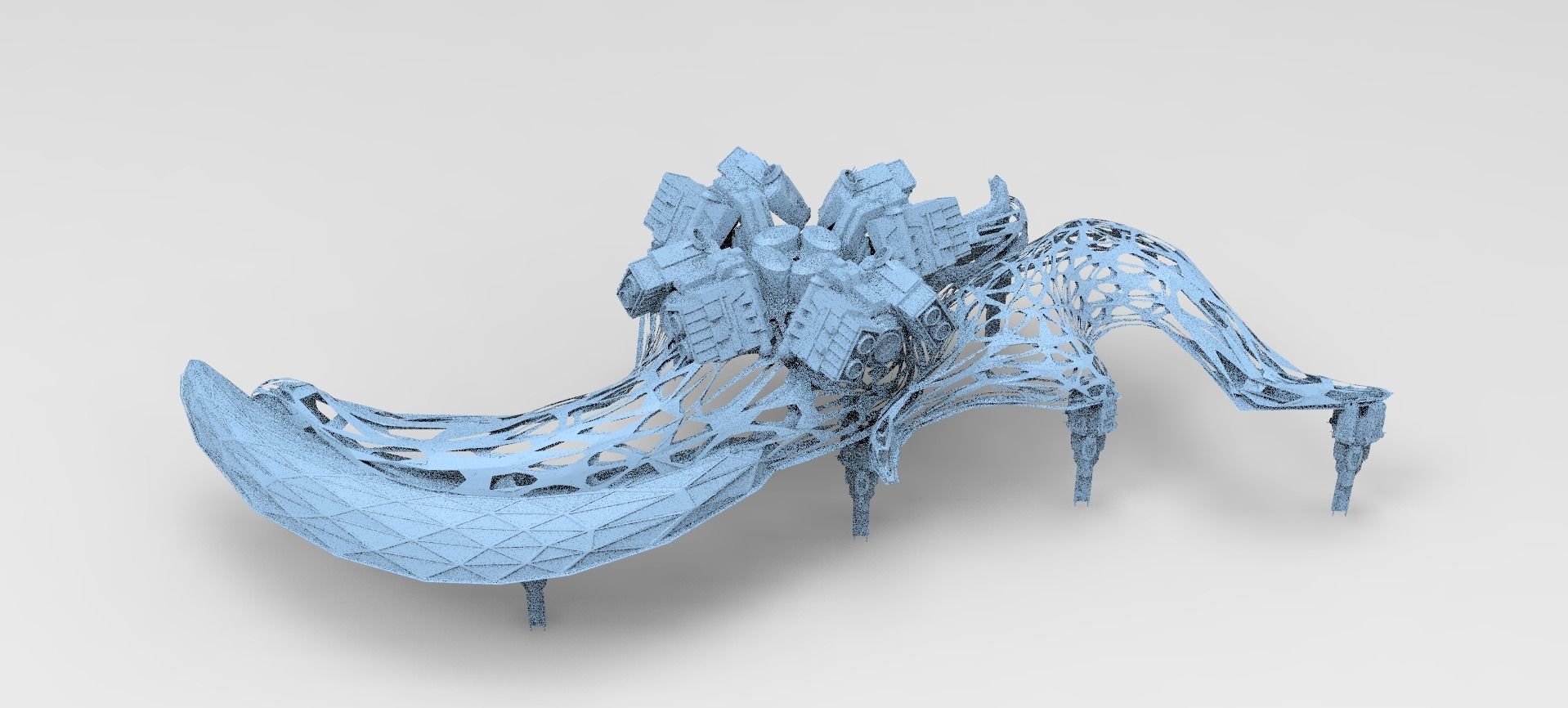 Alien Hybrid base design Exterior 3 3D model | CGTrader