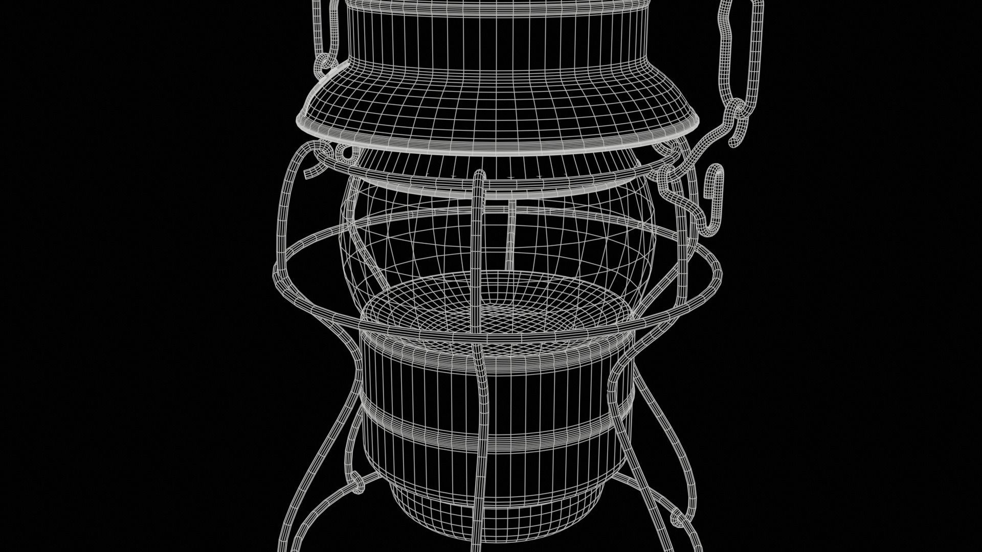 3D model Antique Train Lantern VR / AR / low-poly | CGTrader