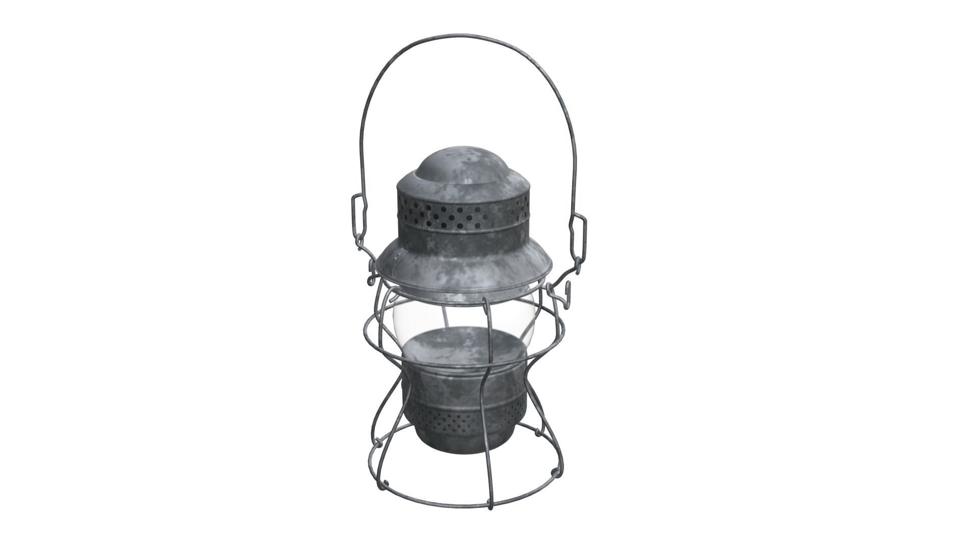 3D model Antique Train Lantern VR / AR / low-poly | CGTrader