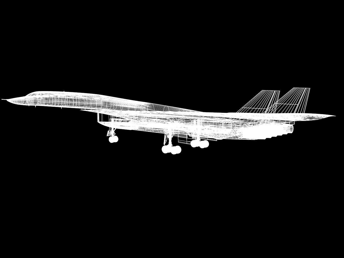 North American XB70 Valkyrie 3D model | CGTrader