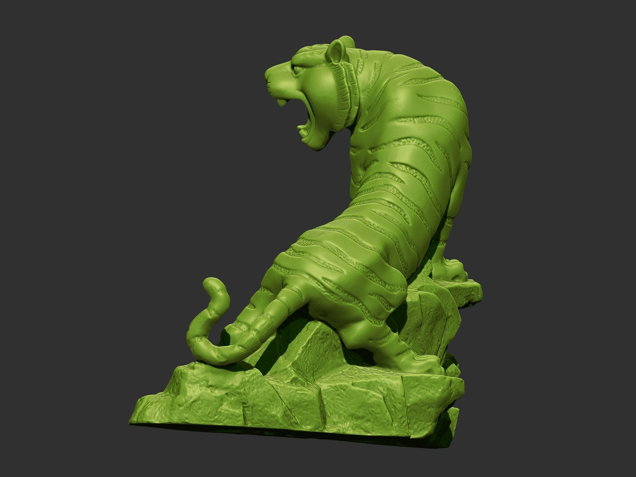 tiger 3D model 3D printable | CGTrader