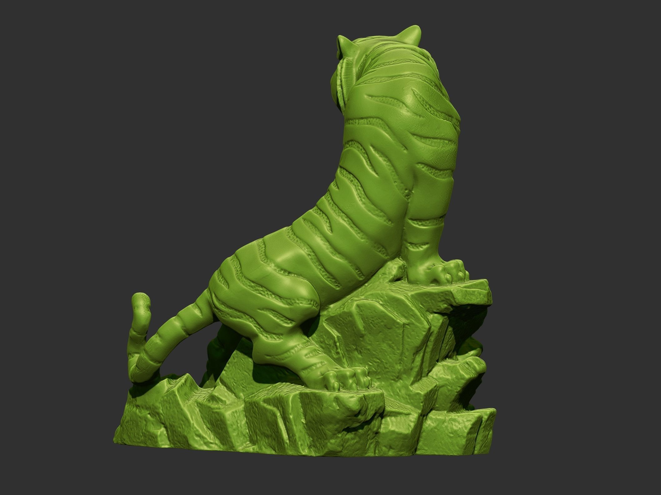 tiger 3D model 3D printable | CGTrader