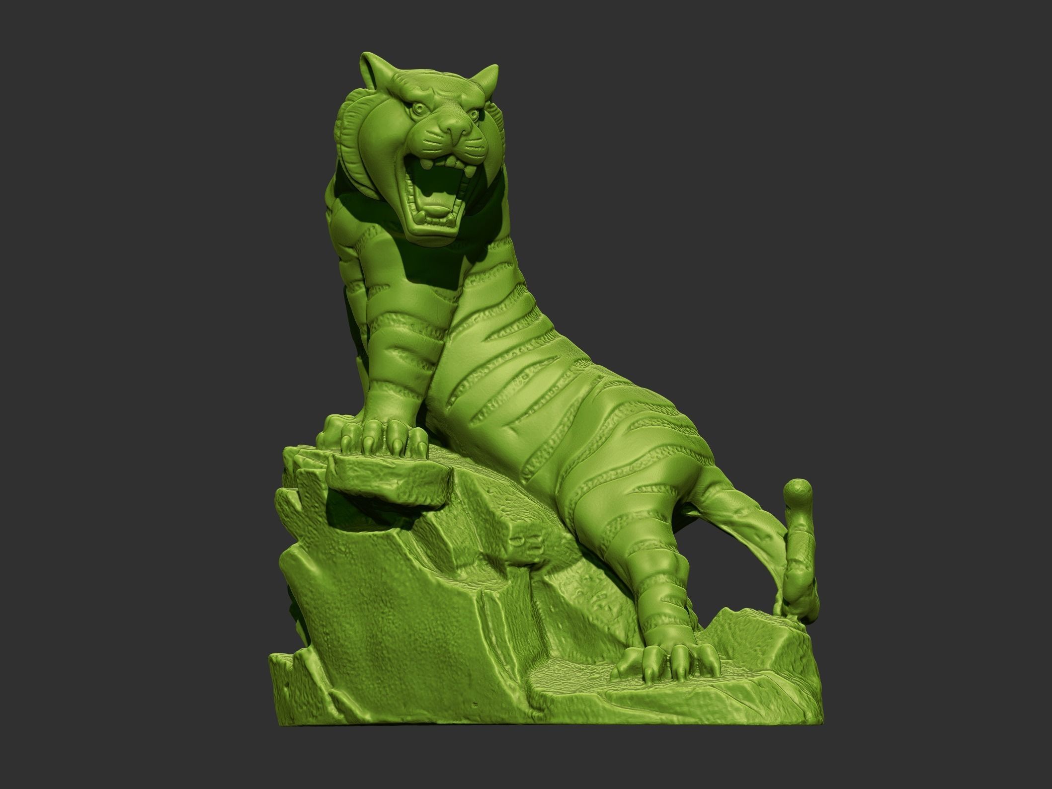 tiger 3D model 3D printable | CGTrader